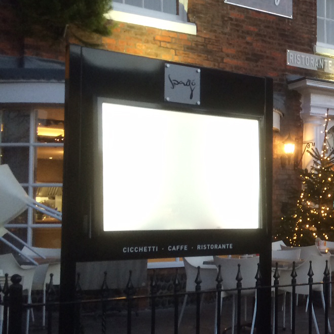 LED Module Illuminated Poster Case | Horizon Group - Bespoke Metal ...